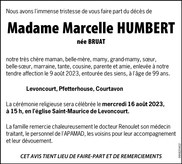 Marcelle Humbert